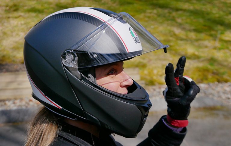 AGV Sportmodular Super Light and Compact Flip-Up Helmet - Women Riders Now